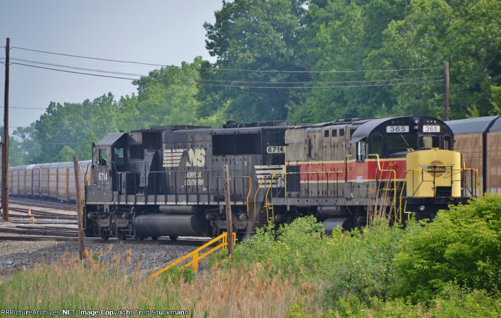 NS 6714 walts with our catch.
